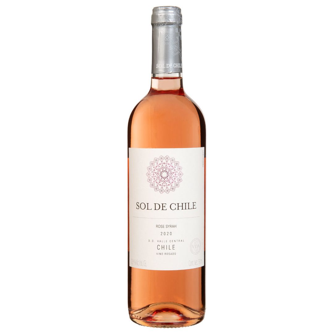Vino Rosé Sol de Chile Rose Syrah 750ml - 925725