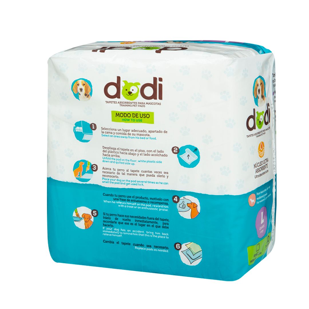 Pack 10 Uds Tapete de Entrenamiento para Mascota Dodi L - 926467