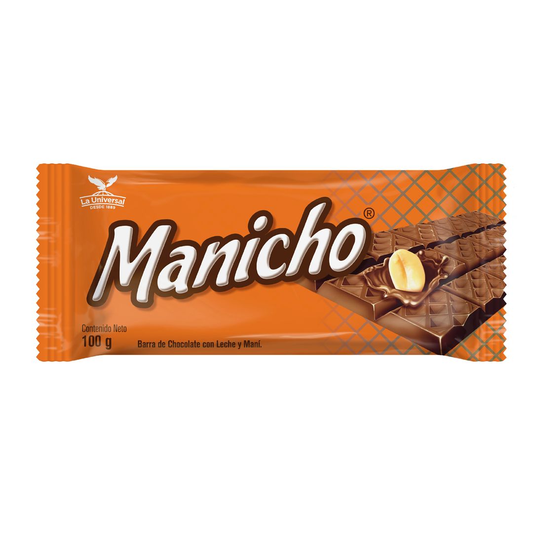 Barra Chocolate Manicho La Universal 100g - 926761