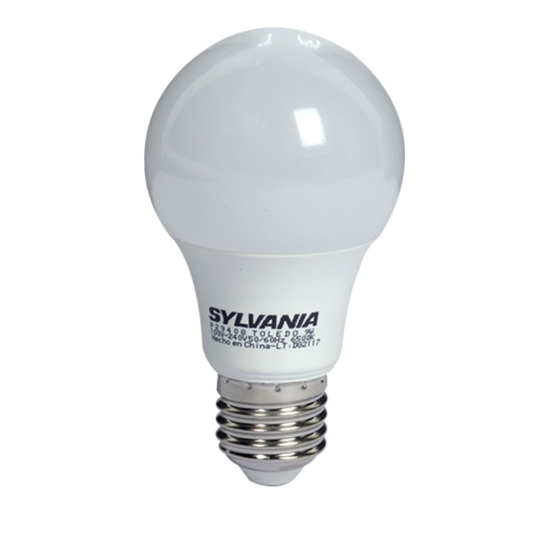 Pack 4 Unds Focos Led Sylvania 9W E27 Luz Día - 927042