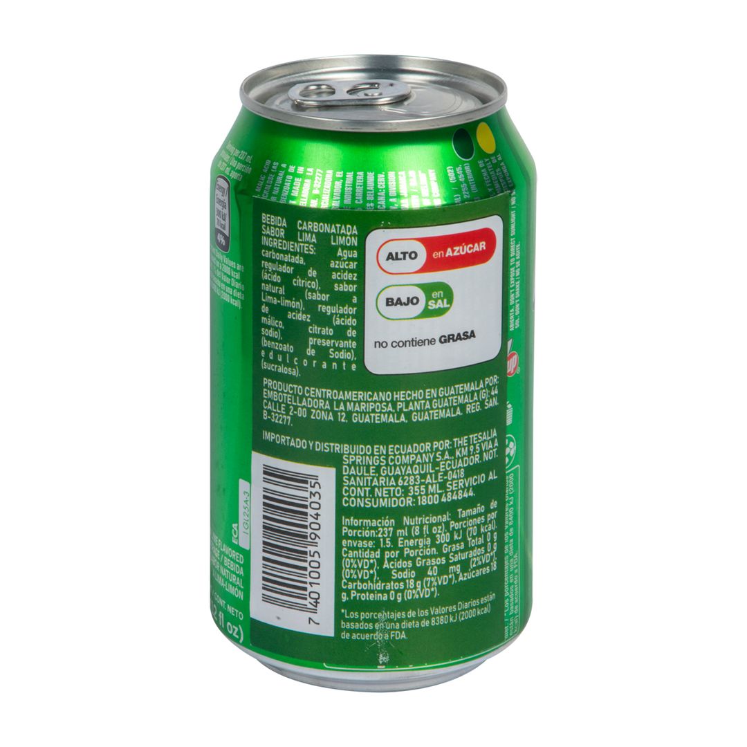 Cola 7up en Lata 355ml - 942560