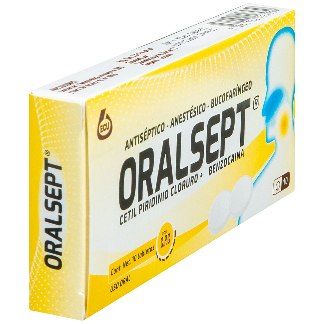 Pack 10 uds Oralsept Tabletas - 947991