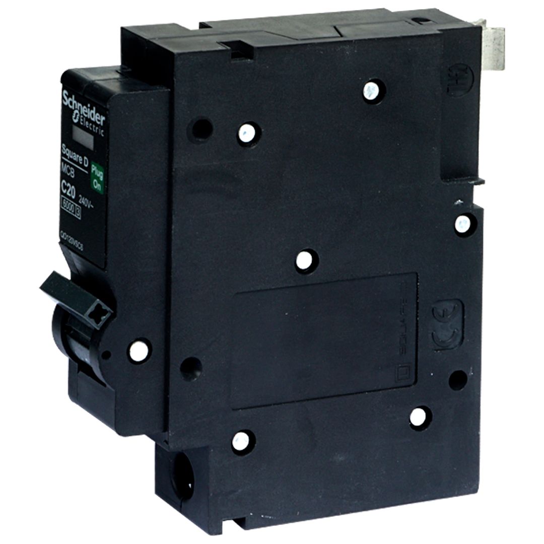 Breaker Enchufable Square D 1P 20A QO-120 Cent - 950410