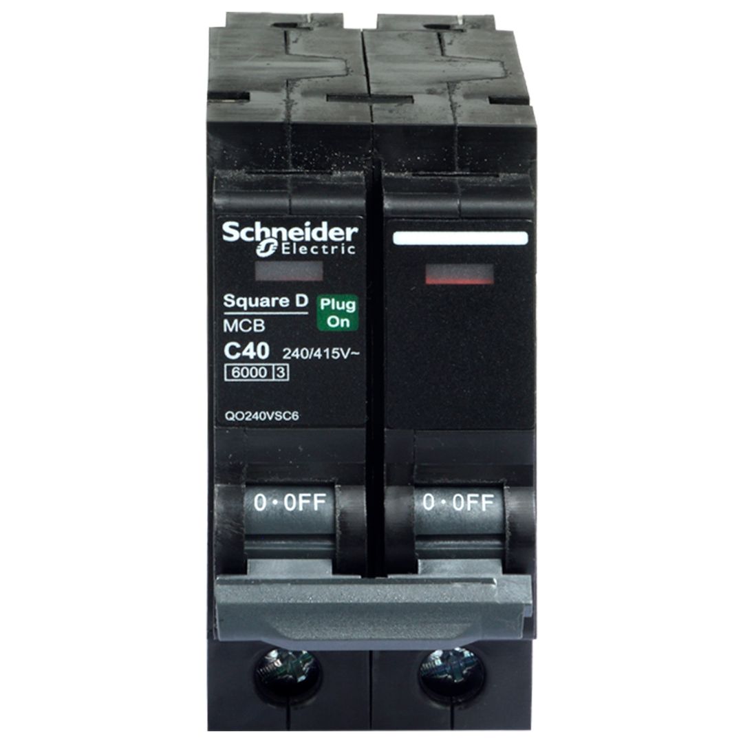 Breaker Enchufable Square D 2P 40A QO-240 - 950415