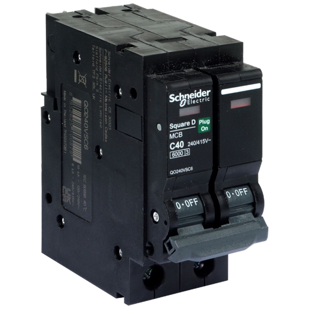 Breaker Enchufable Square D 2P 40A QO-240 - 950415