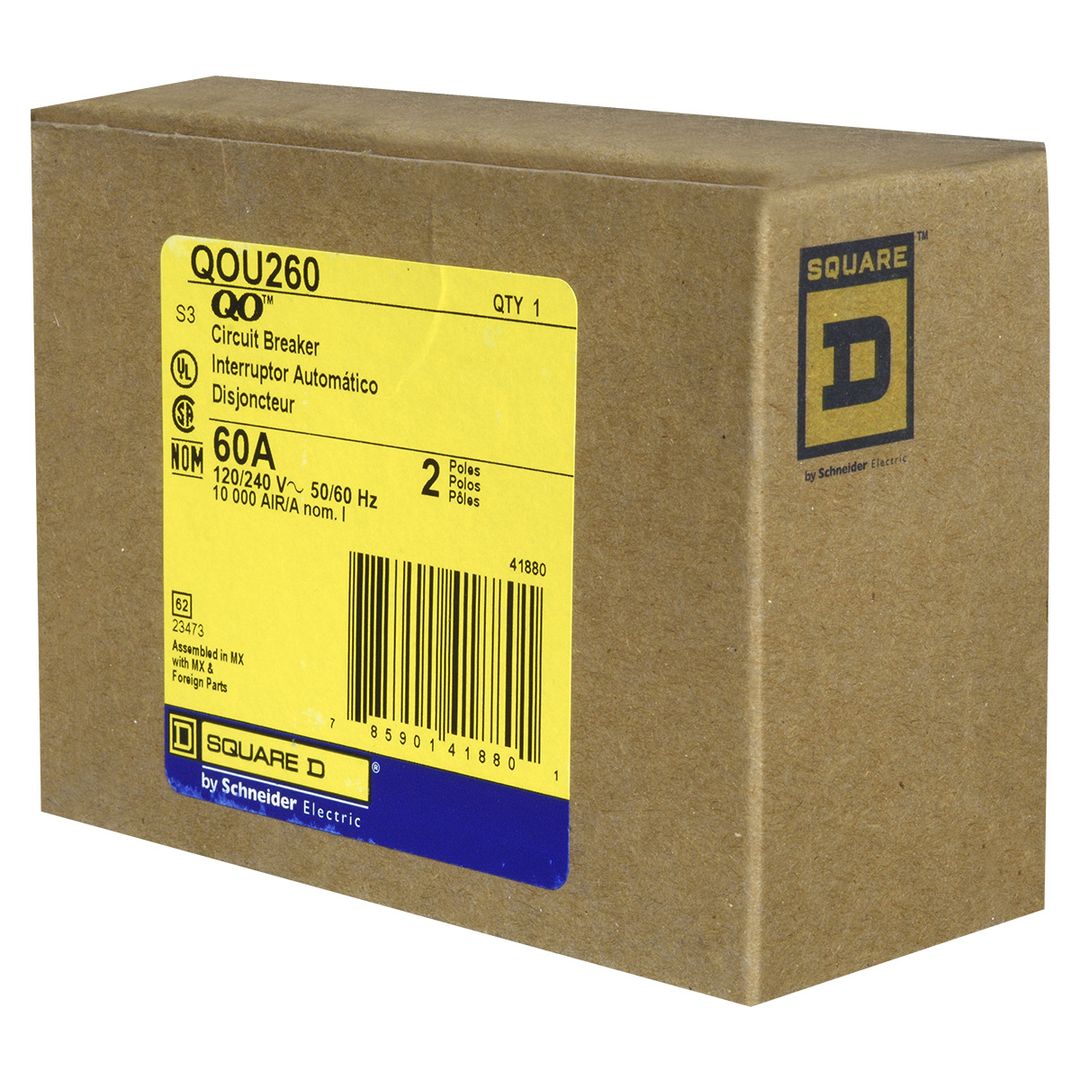 Breaker Sobrepuesto Square D 2P 60A QOU-260 - 950421