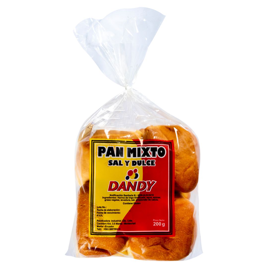 Pan Dandy Mixto 200g - 950476