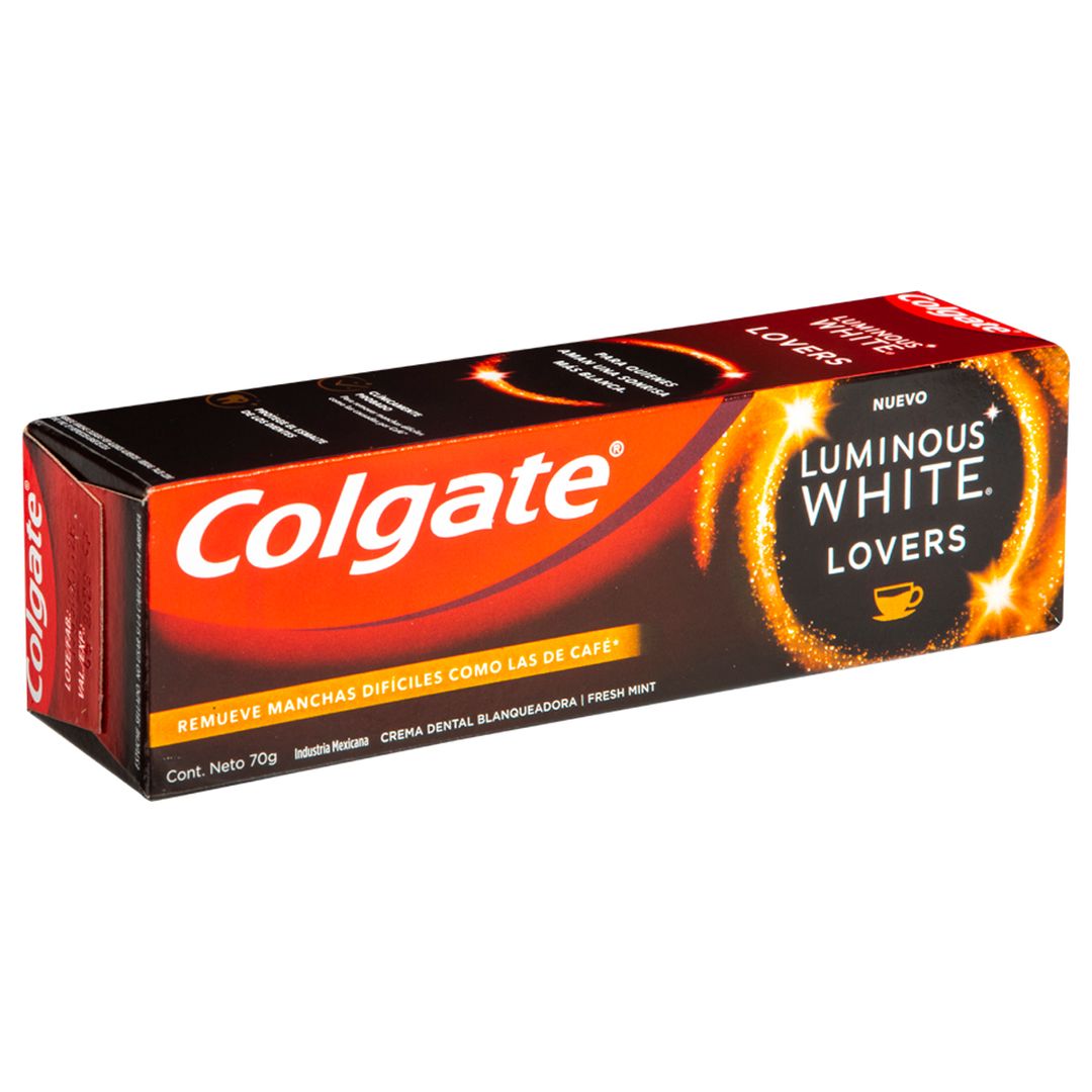 Crema Dental Colgate Luminous White Lovers Café 70g - 950551