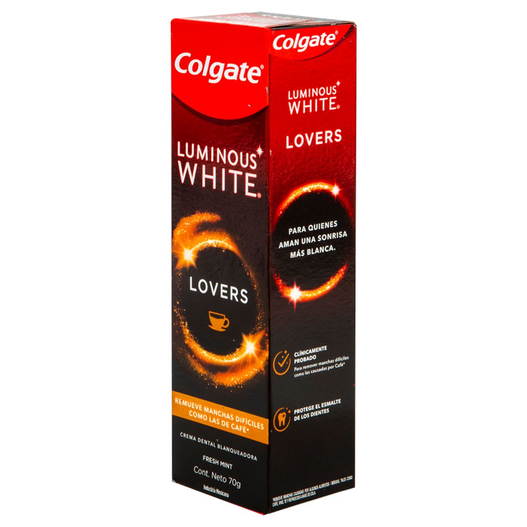 Crema Dental Colgate Luminous White Lovers Café 70g - 950551