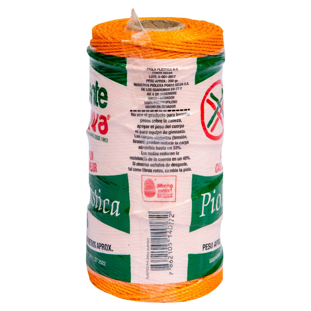 Piola Ponte Selva de Polipropileno para Plomada 200 Gramos - 951022
