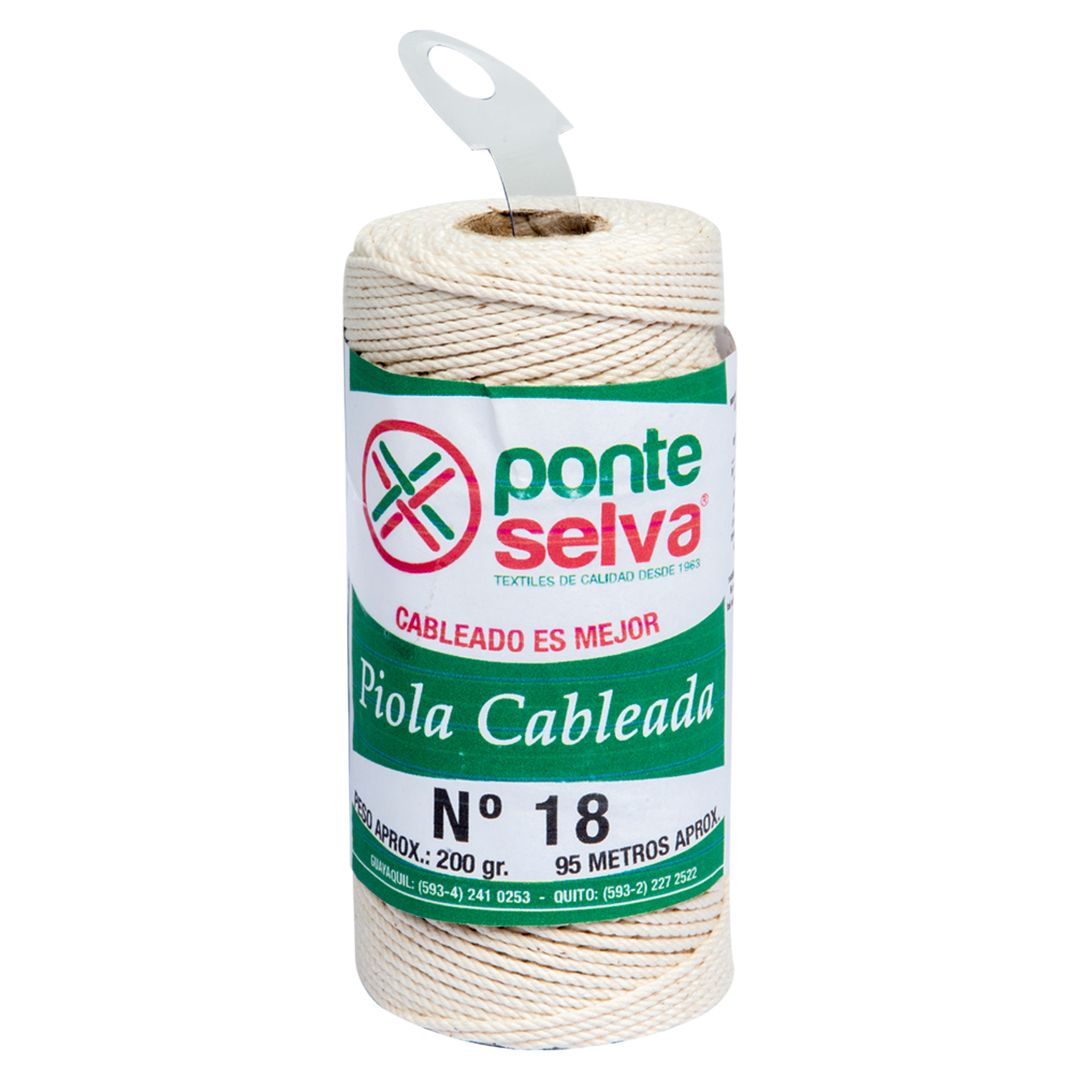 Piola Ponte Selva de Algodón #18 de 200 Gramos - 951227