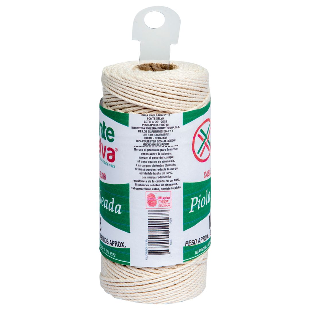 Piola Ponte Selva de Algodón #18 de 200 Gramos - 951227