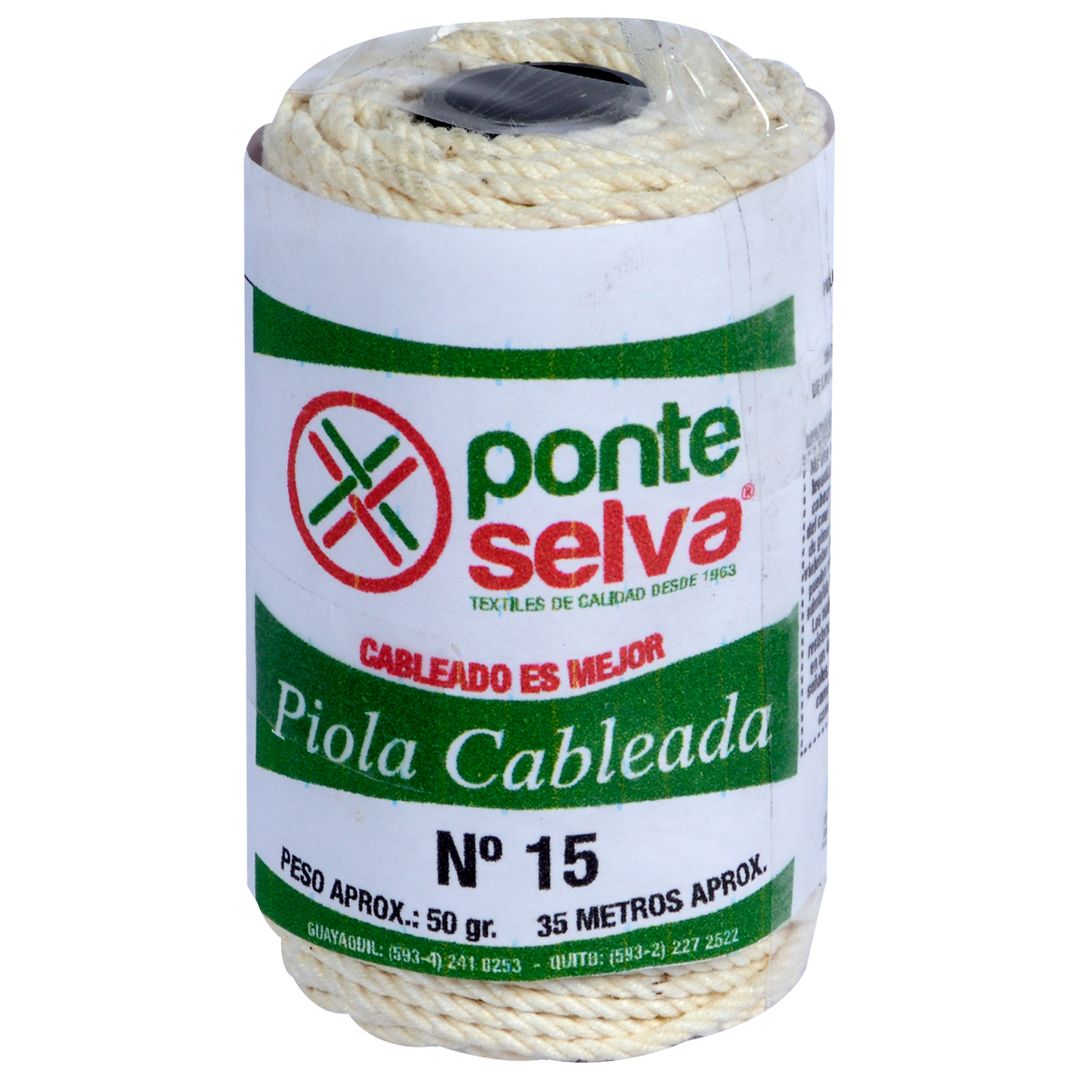 Piola Ponte Selva de Algodón #15 de 50 Gramos - 951228