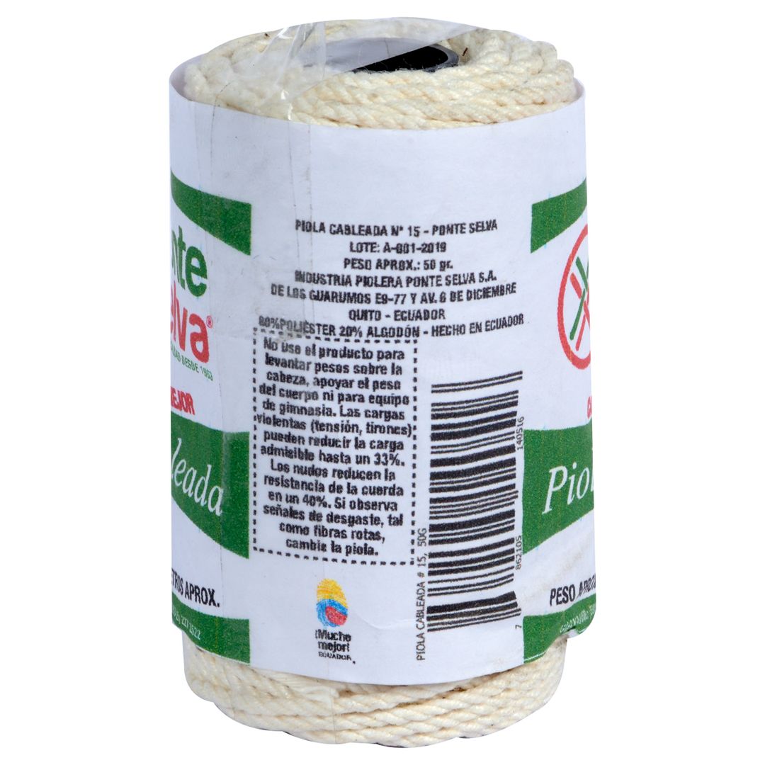 Piola Ponte Selva de Algodón #15 de 50 Gramos - 951228