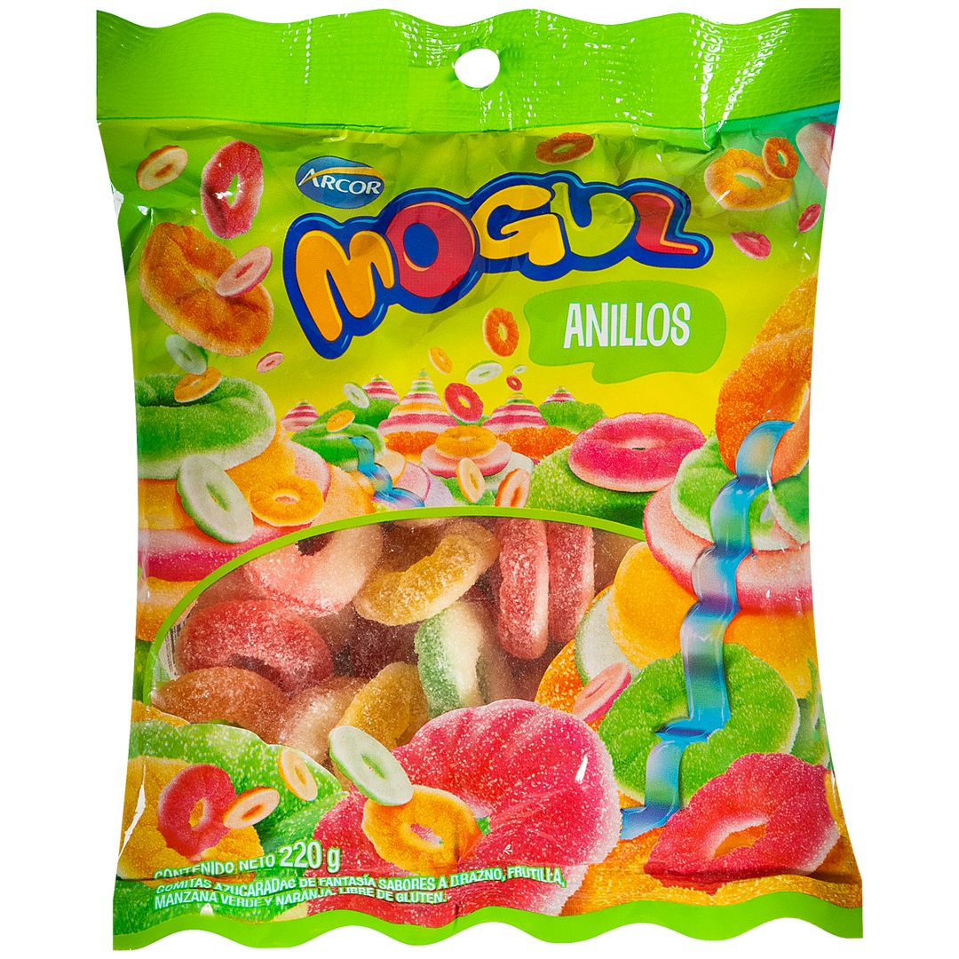 Gomitas Mogul Anillos 220g - 953632