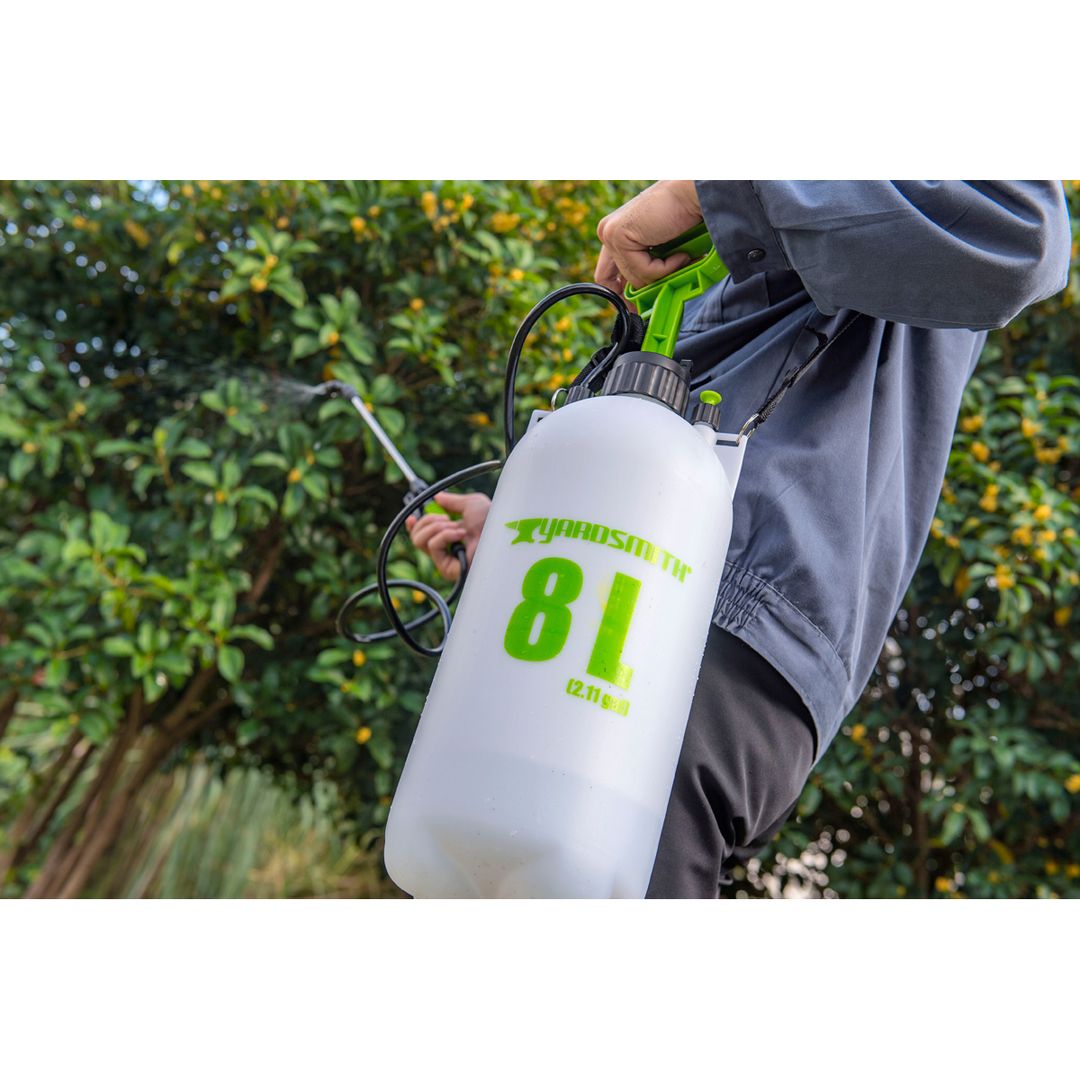 Bomba Manual Yardsmith Blanco/Verde 8 Litros - 954888