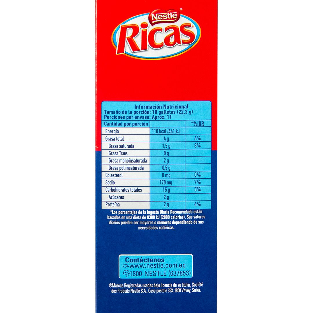 Galletas Ricas 232 g - 957361