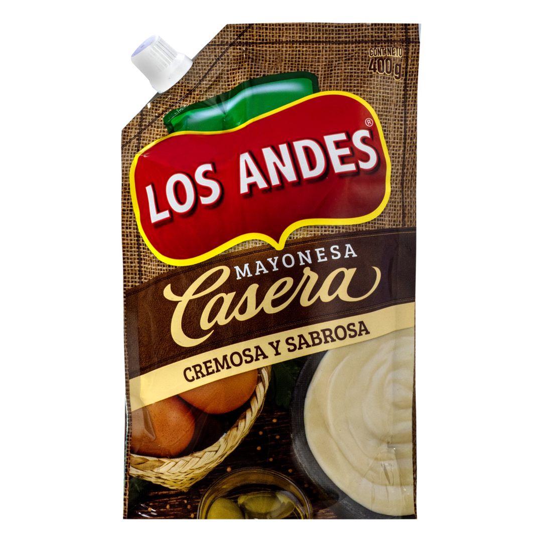 Mayonesa Casera Los Andes Doypack 400g - 957408
