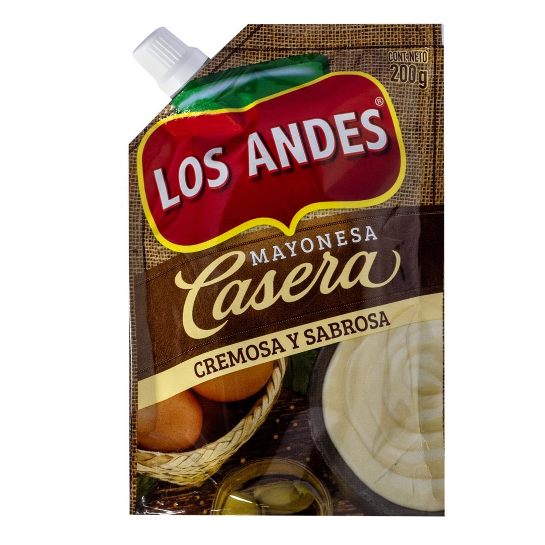 Mayonesa Casera Los Andes Doypack 200g - 957409