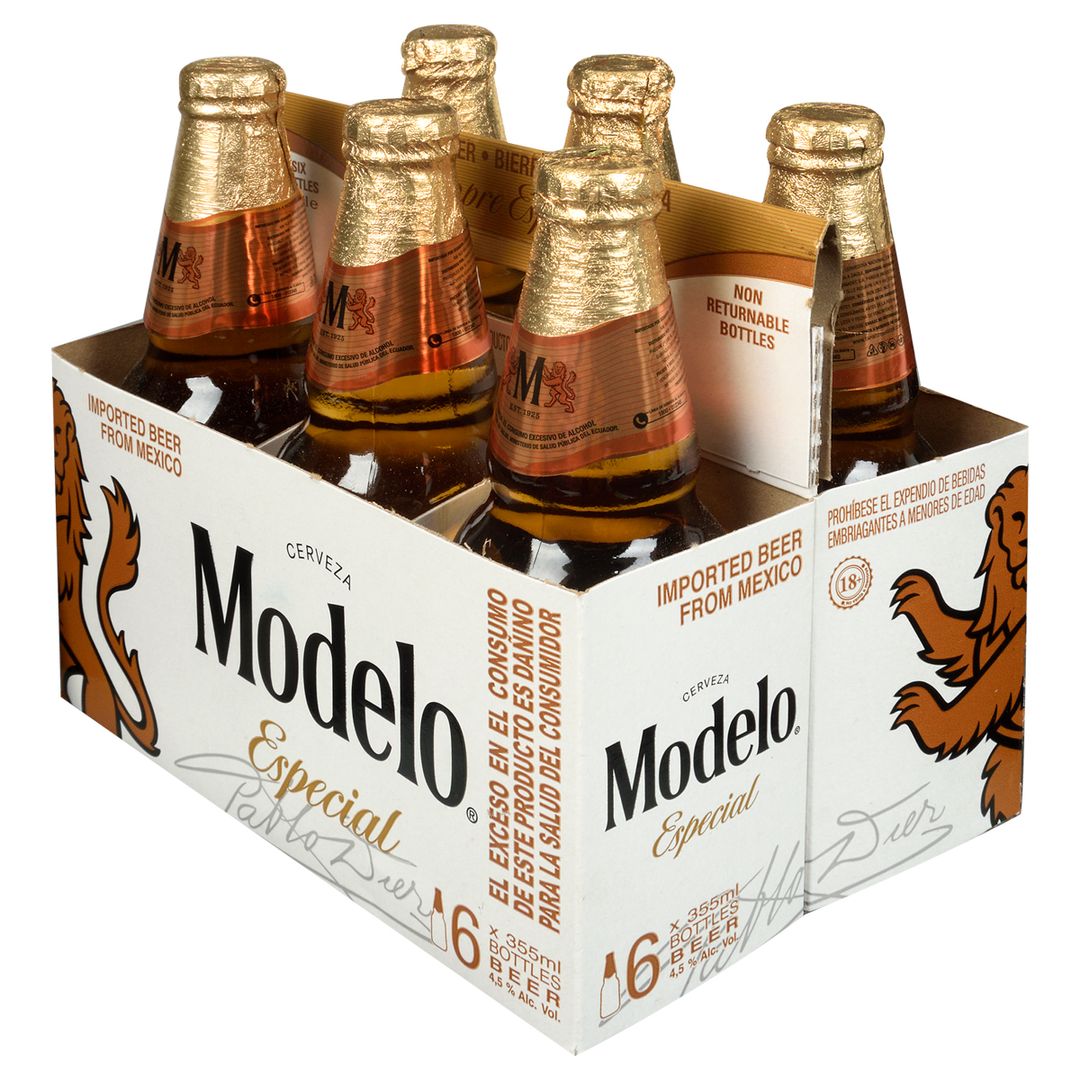 Modelo Especial Cerveza Botella 6pack 355ml - 957425