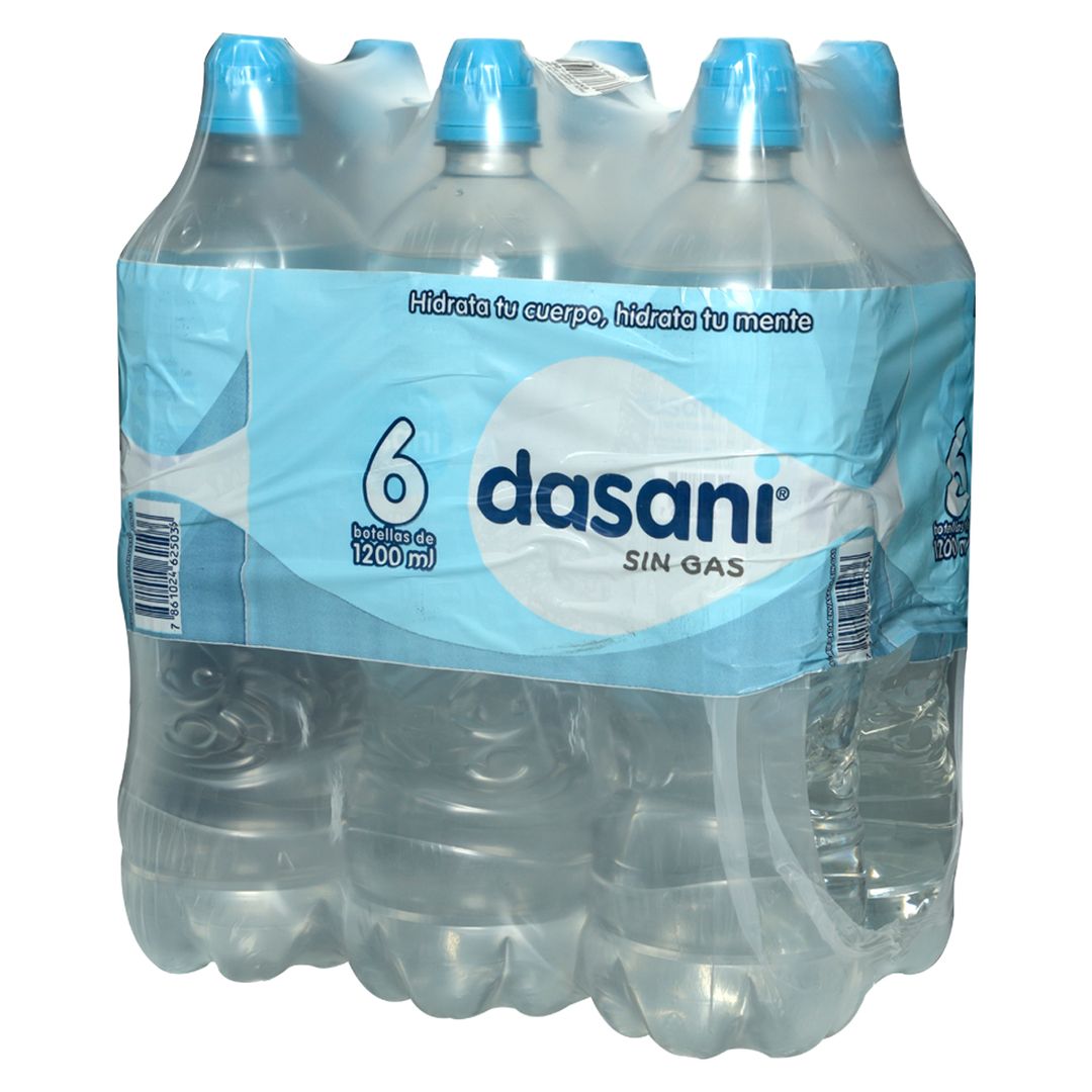 Pack 6 Uds Agua Dasani Sin Gas 1200ml - 958302