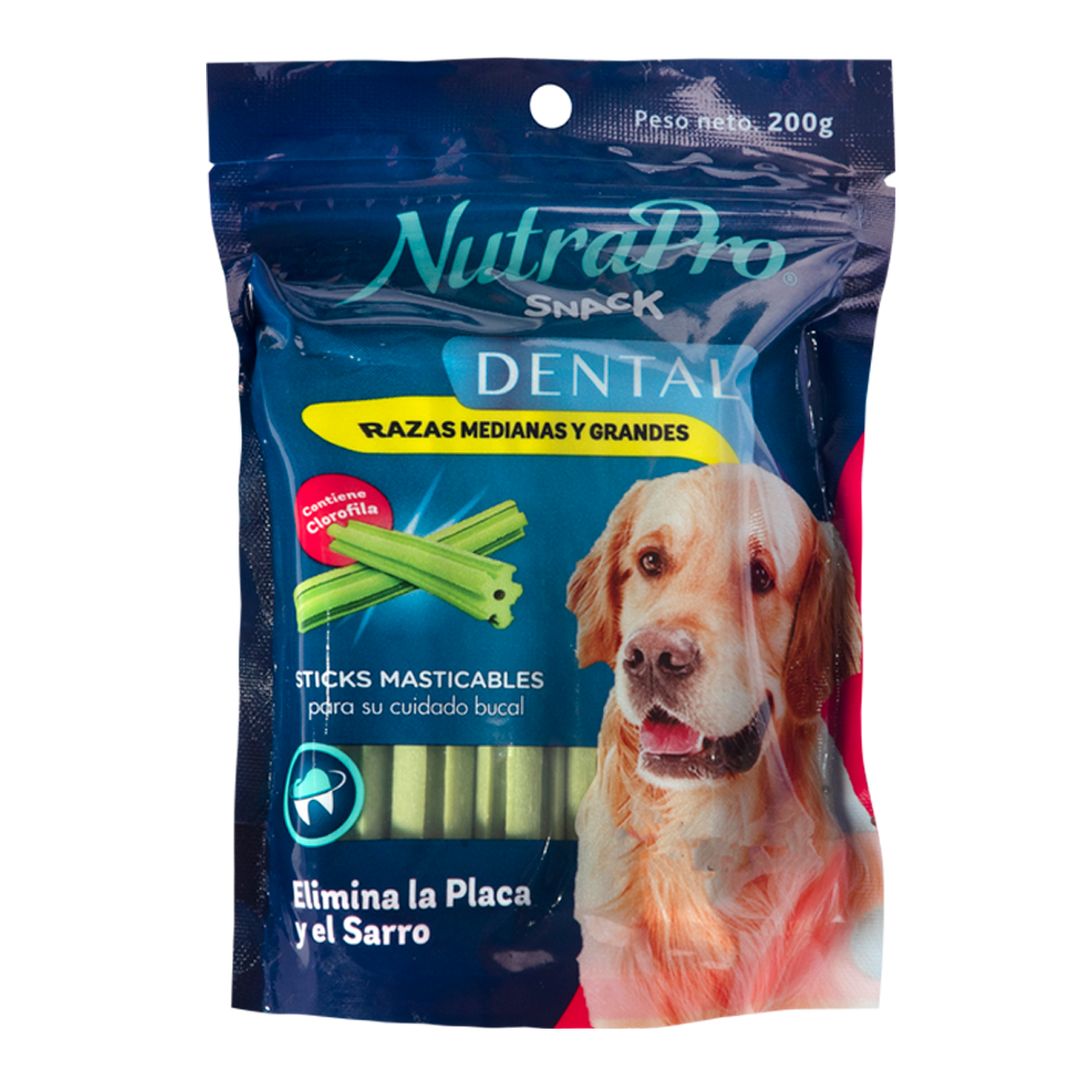 Snack para Perro NutraPro Dental Razas Medianas y Grandes 200g - 958331