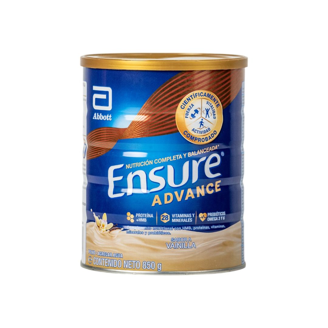 Suplemento Nutricional Ensure Advance Sabor a Vainilla 850g - 958354