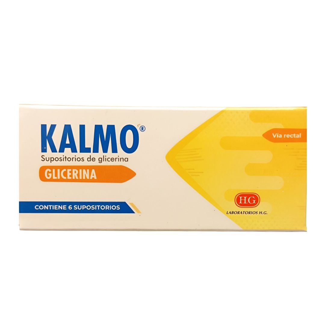 Supositorio Kalmo Glicerina - 6 Unidades - 959201