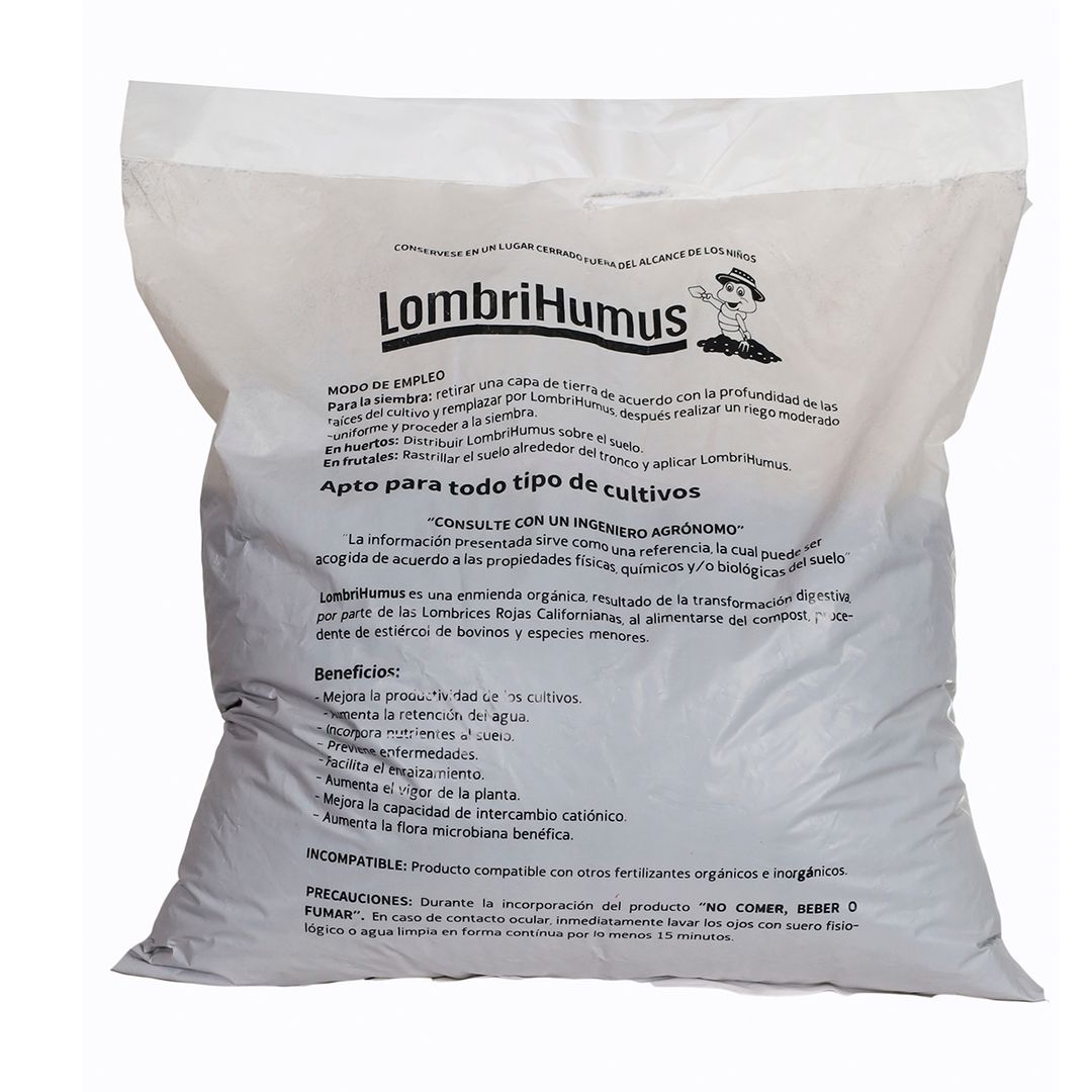 Abono Orgánico Humus de Lombriz 3Kg - 959440