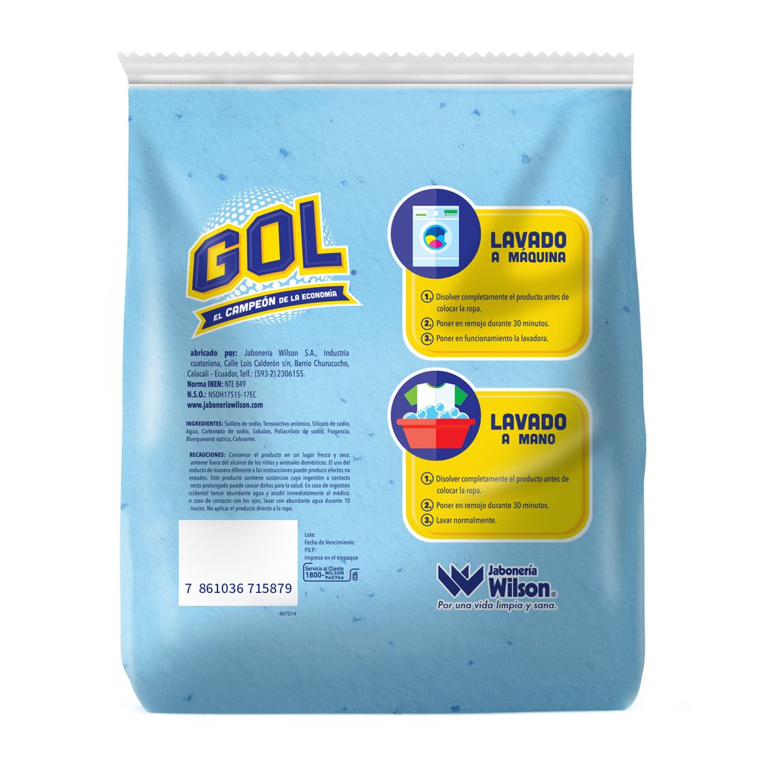 Detergente en Polvo Gol Floral 2 kg - 959804