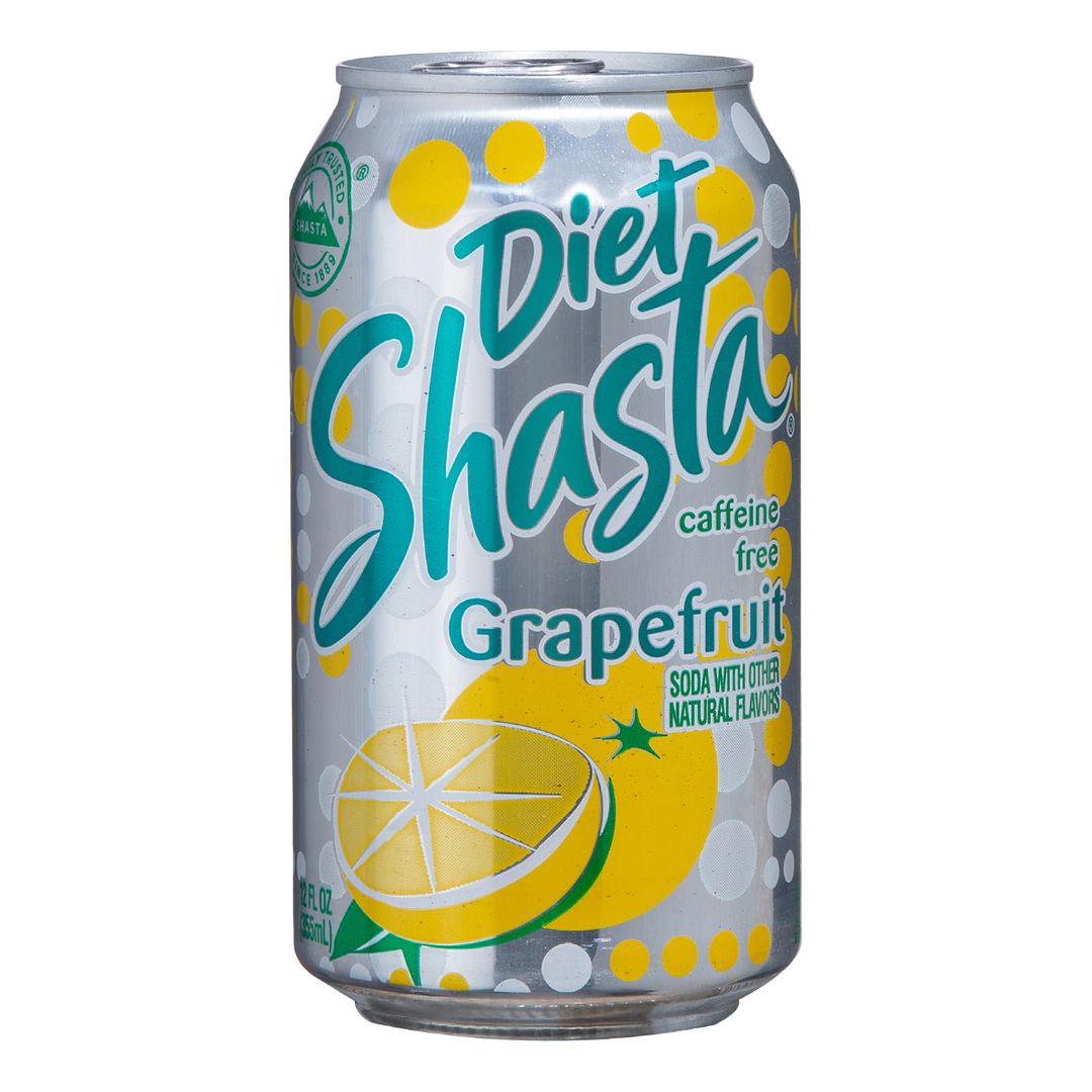 Cola Shasta Grape Fruit Diet 355 ml - 959868