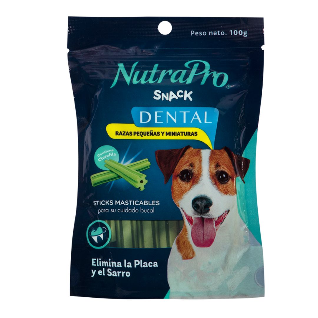 Snack Dental Nutrapro Razas Pequeñas y Medianas 100g - 962074