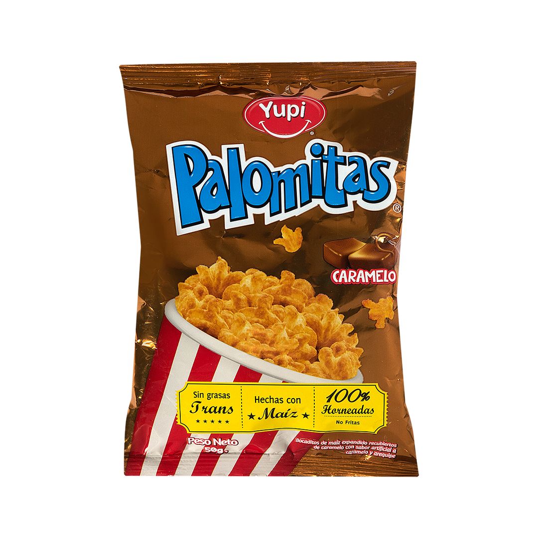 Canguil Dulce Yupi Sabor a Caramelo 50g - 962378