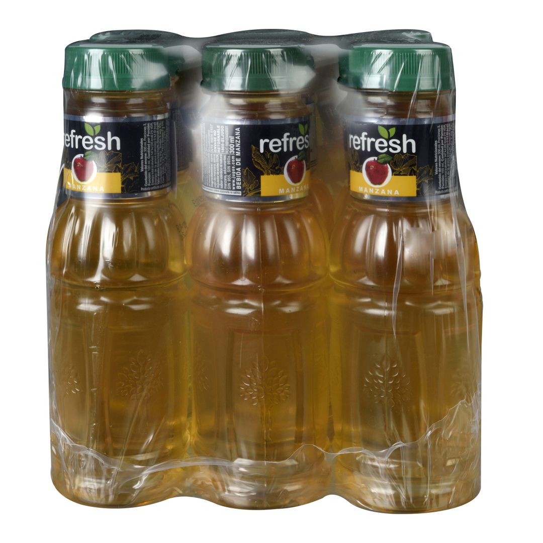 Pack 6 Uds Jugo Refresh Manzana 300ml - 962682