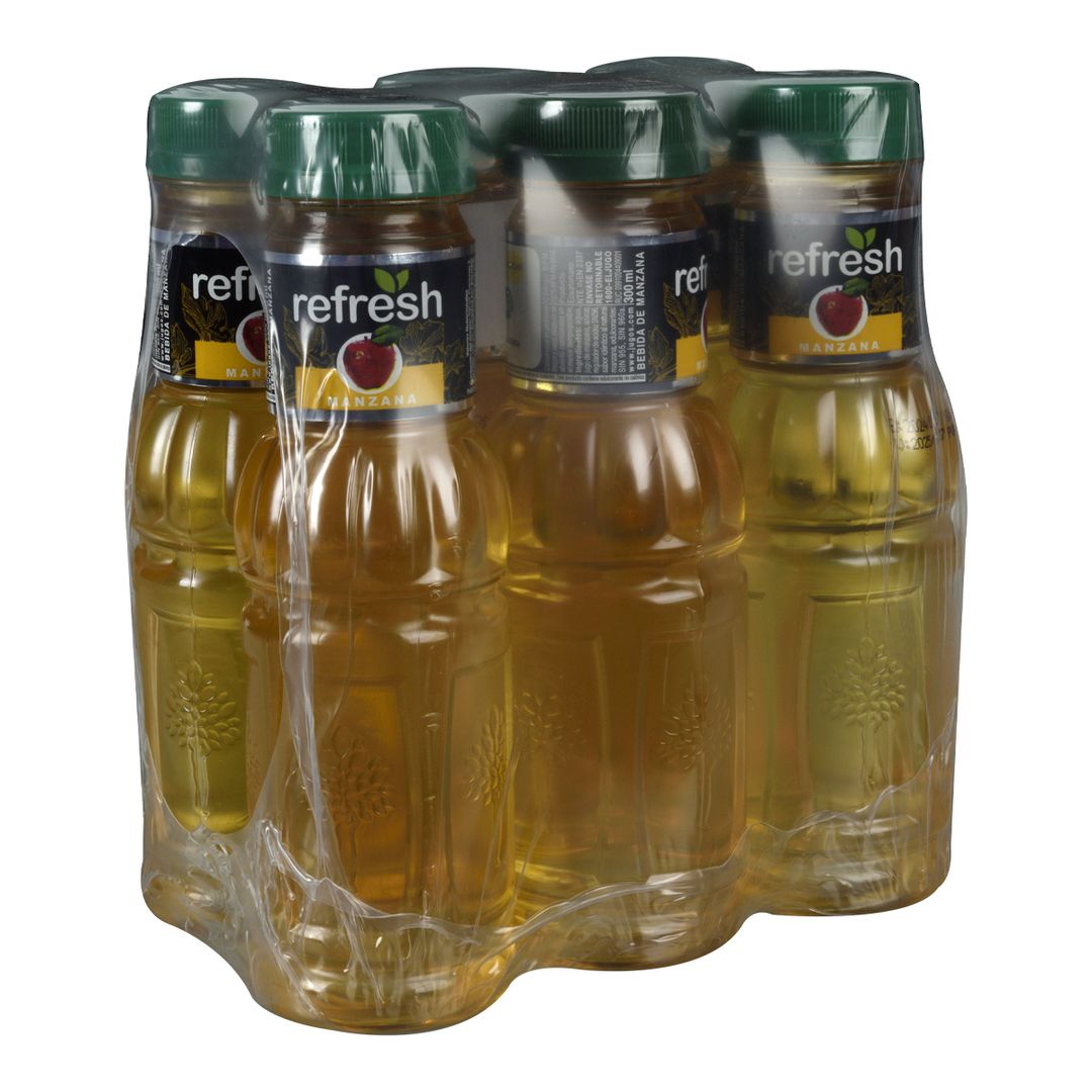 Pack 6 Uds Jugo Refresh Manzana 300ml - 962682