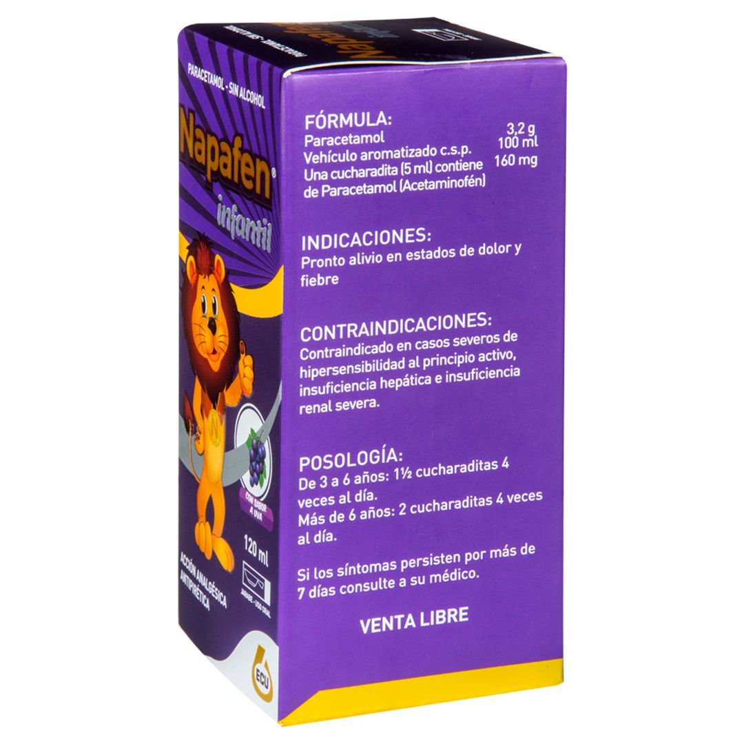 Jarabe Napafen Infantil 120ml - 962743