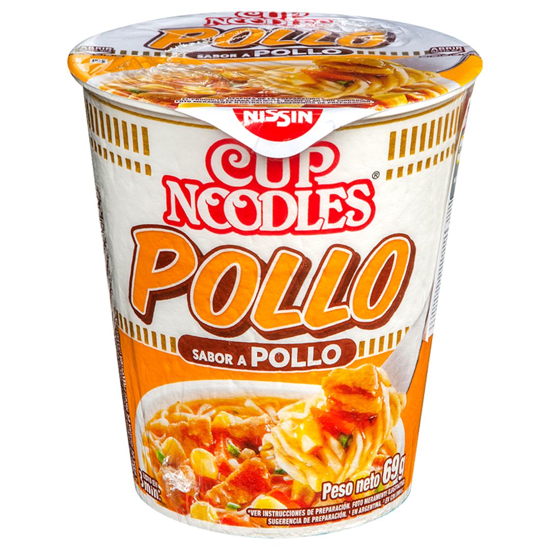 Fideos Instantáneos Cup Noodles Sabor a Pollo 69g - 965956