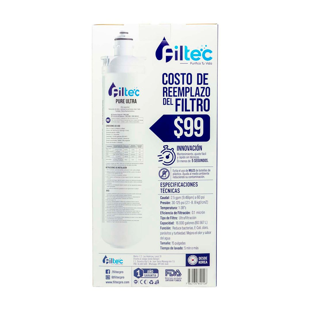 Kit Pure Ultra Filtec 3 Etapas - 967671
