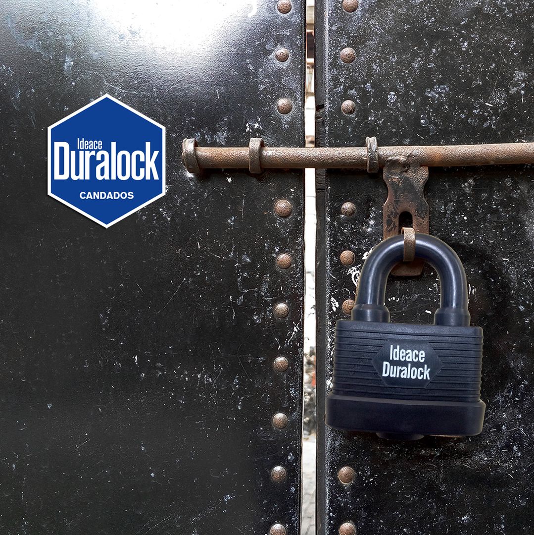 Candado Duralock Intemperie Negro 50mm - 969545