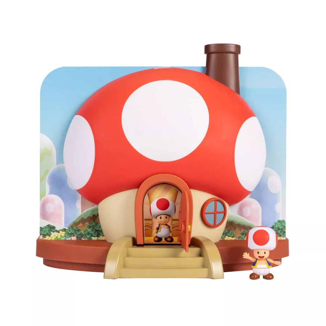 Playset Super Mario Nintendo House Toad Deluxe - 970015
