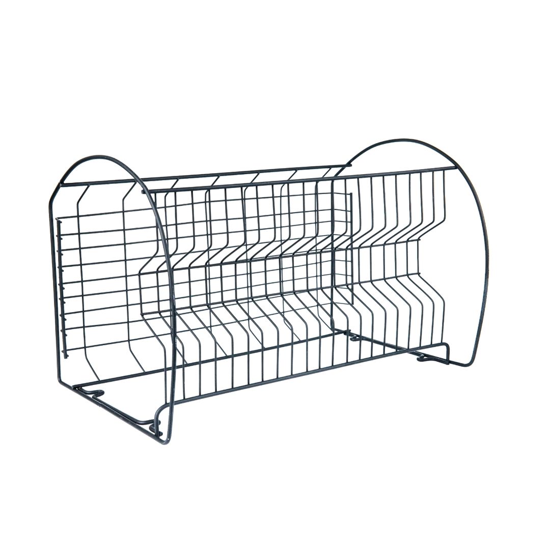 Escurridor de Platos Versatil Negro Mate - 970032