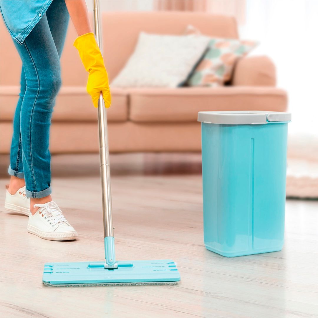Trapeador con Balde Reyplast Smart Celeste 7L - 970071