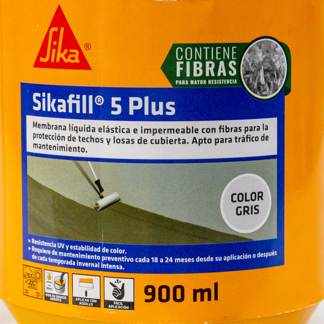 Impermeabilizante Sika Sikafill 5 Plus 1 Litro Gris - 970499