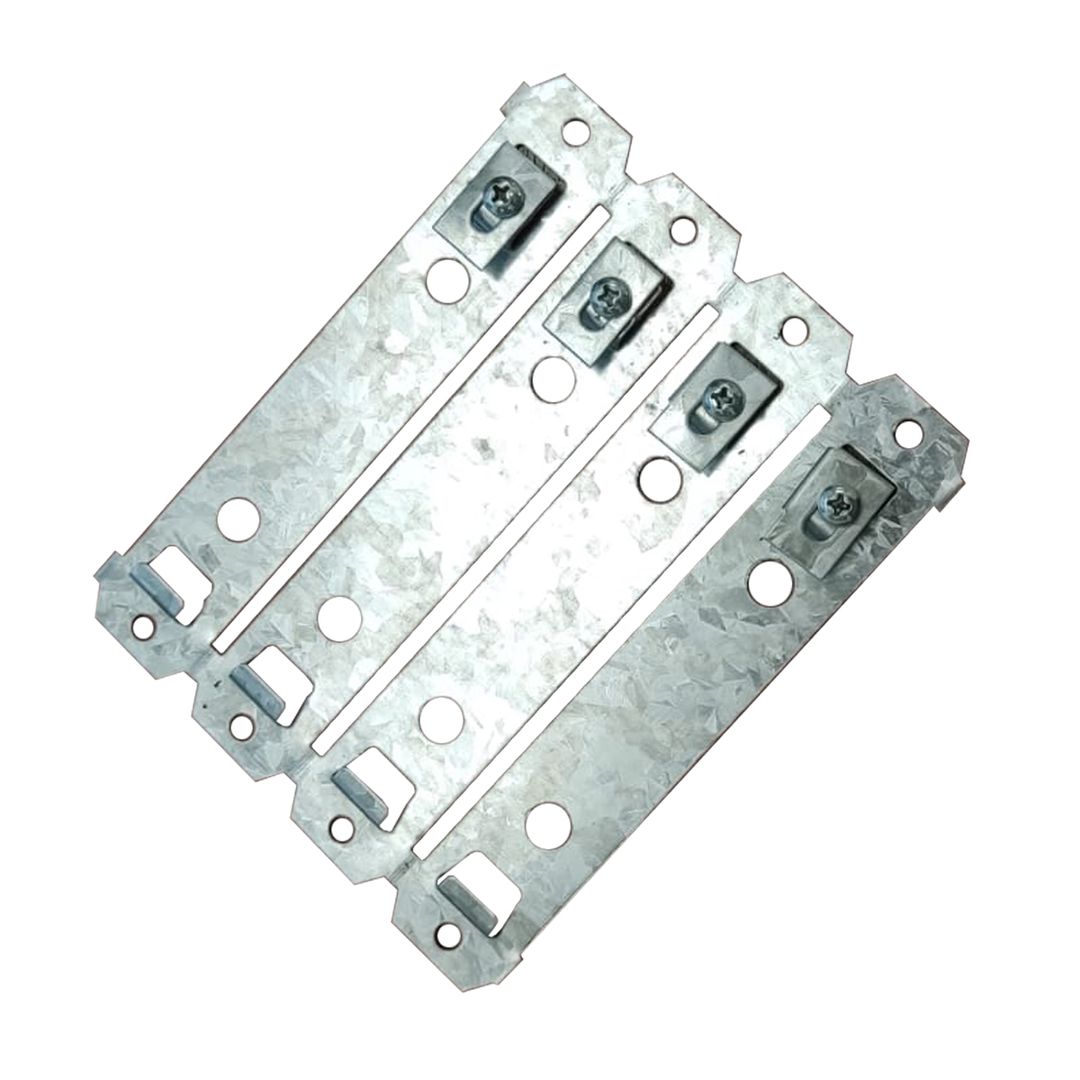 Pack 4 Unds Base para Breaker Matrix Gris Galvanizado - 971852