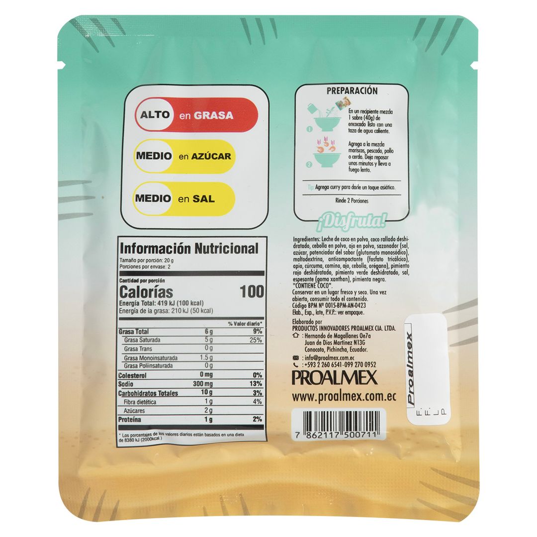 Encocado Proalmex 40g - 973500