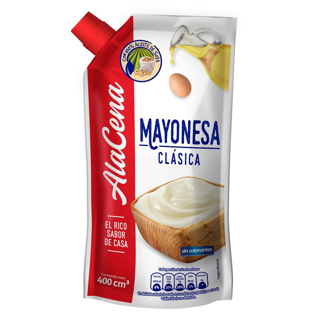 Mayonesa Clásica Alacena Doypack 400g - 973521