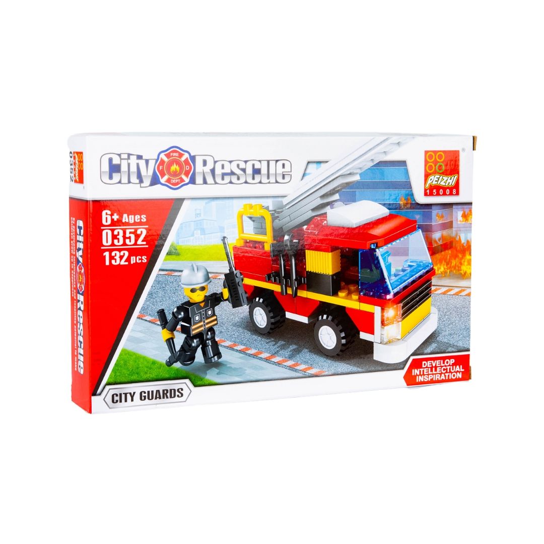 Set para Armar Carro Bombero 132 Piezas - 976644