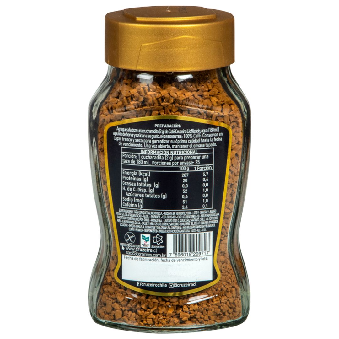 Café Cruzeiro Liofilizado 50g - 977480