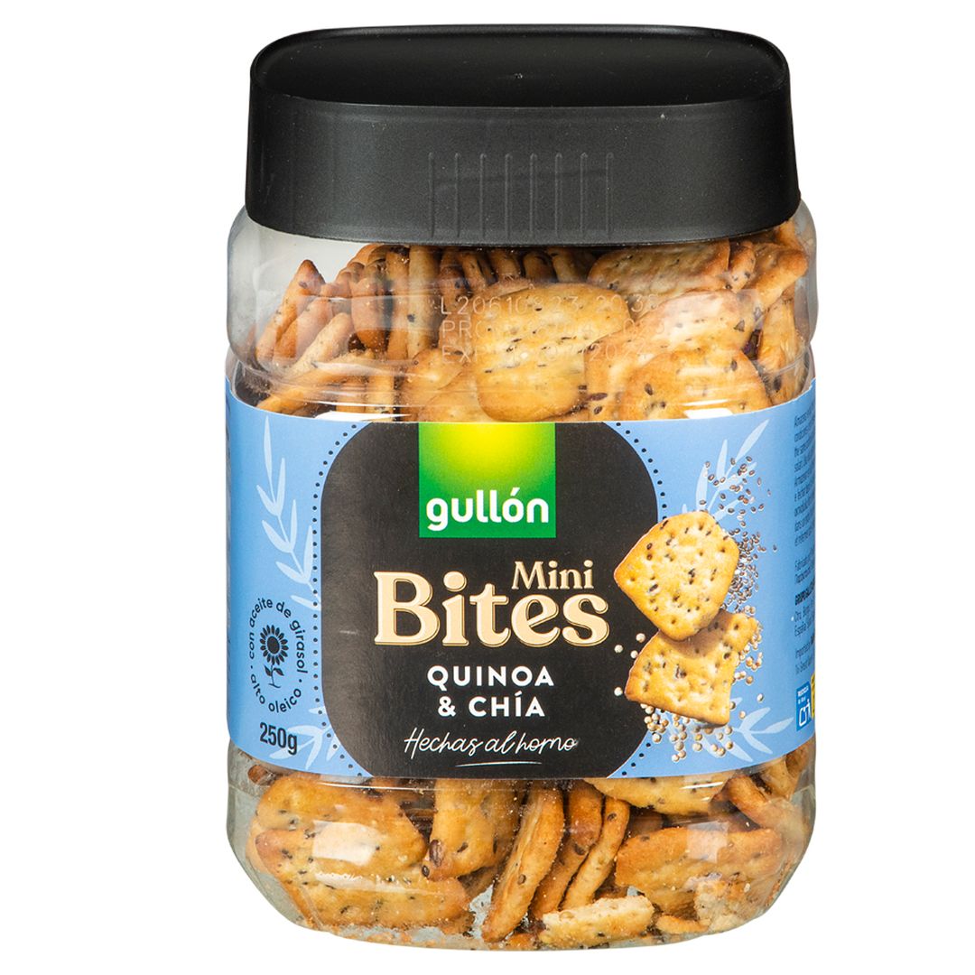 Galleta Mini Bites Quinoa Chia Gull Gullon 250g - 979520