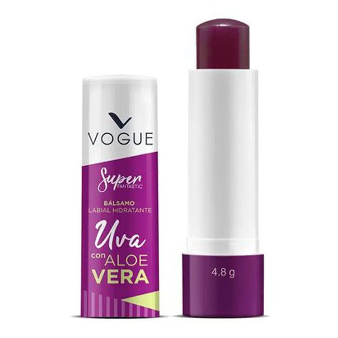 Bálsamo Labial Vogue Super Fantastic Uva con Aloe Vera - 979835